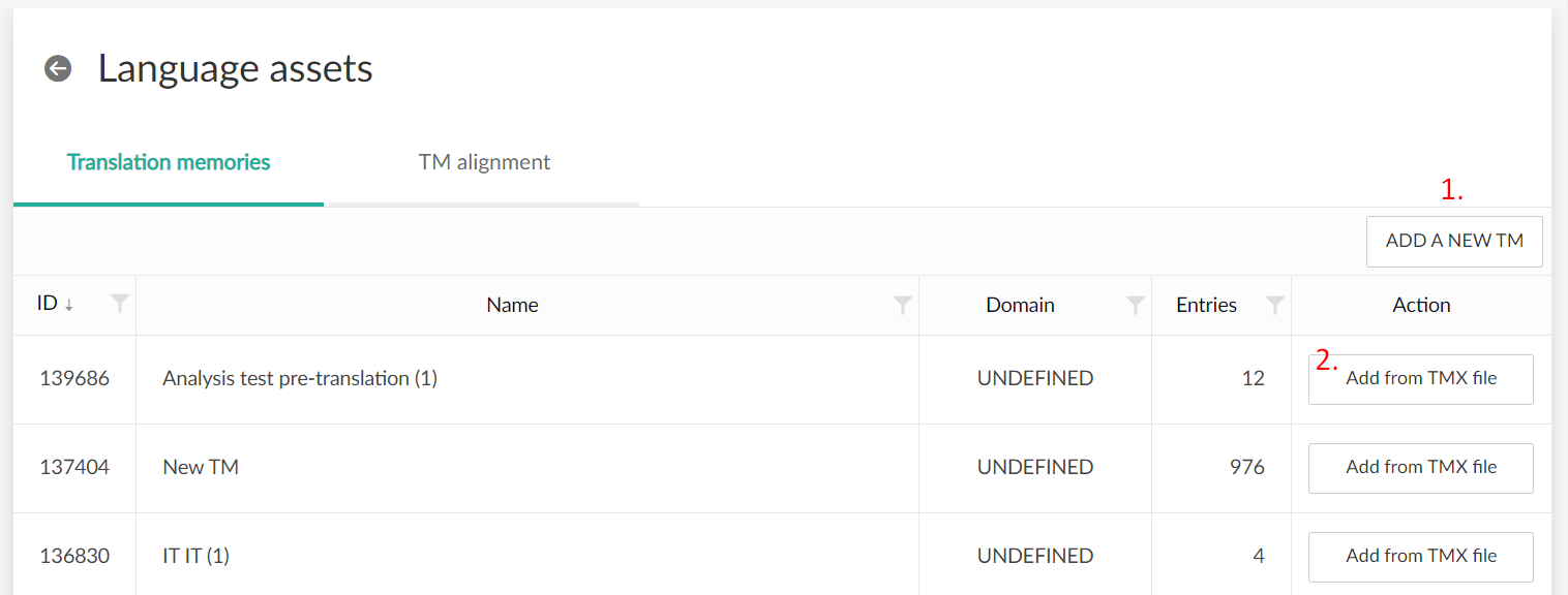How to import TMX translation memory files to the Translation Memory ...