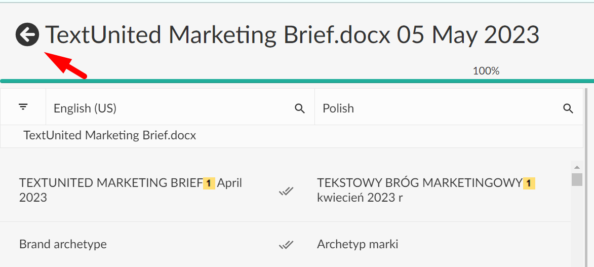 How to finish a translation task – Text United