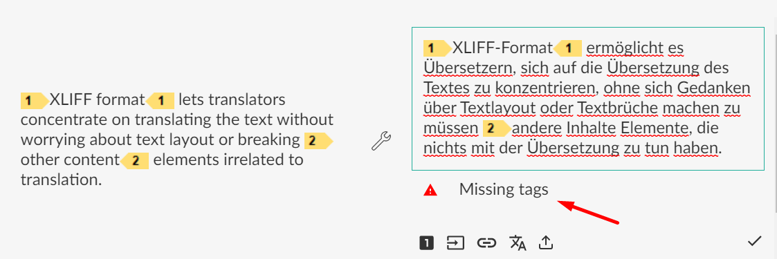 How to keep correct tags order in translations – Text United