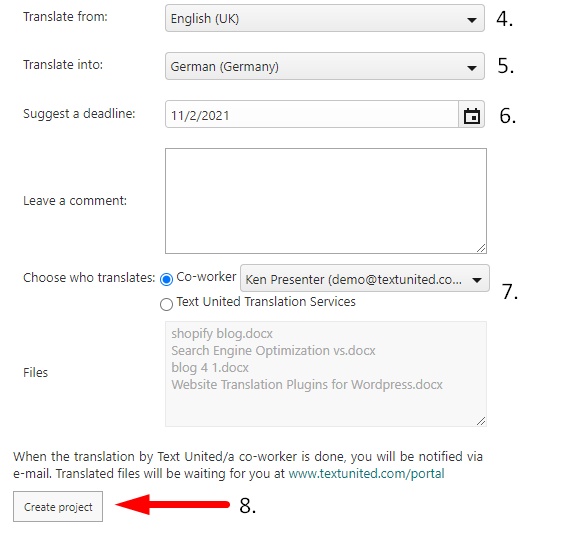 How to translate files using the TextUnited sharepoint plugin – Text United